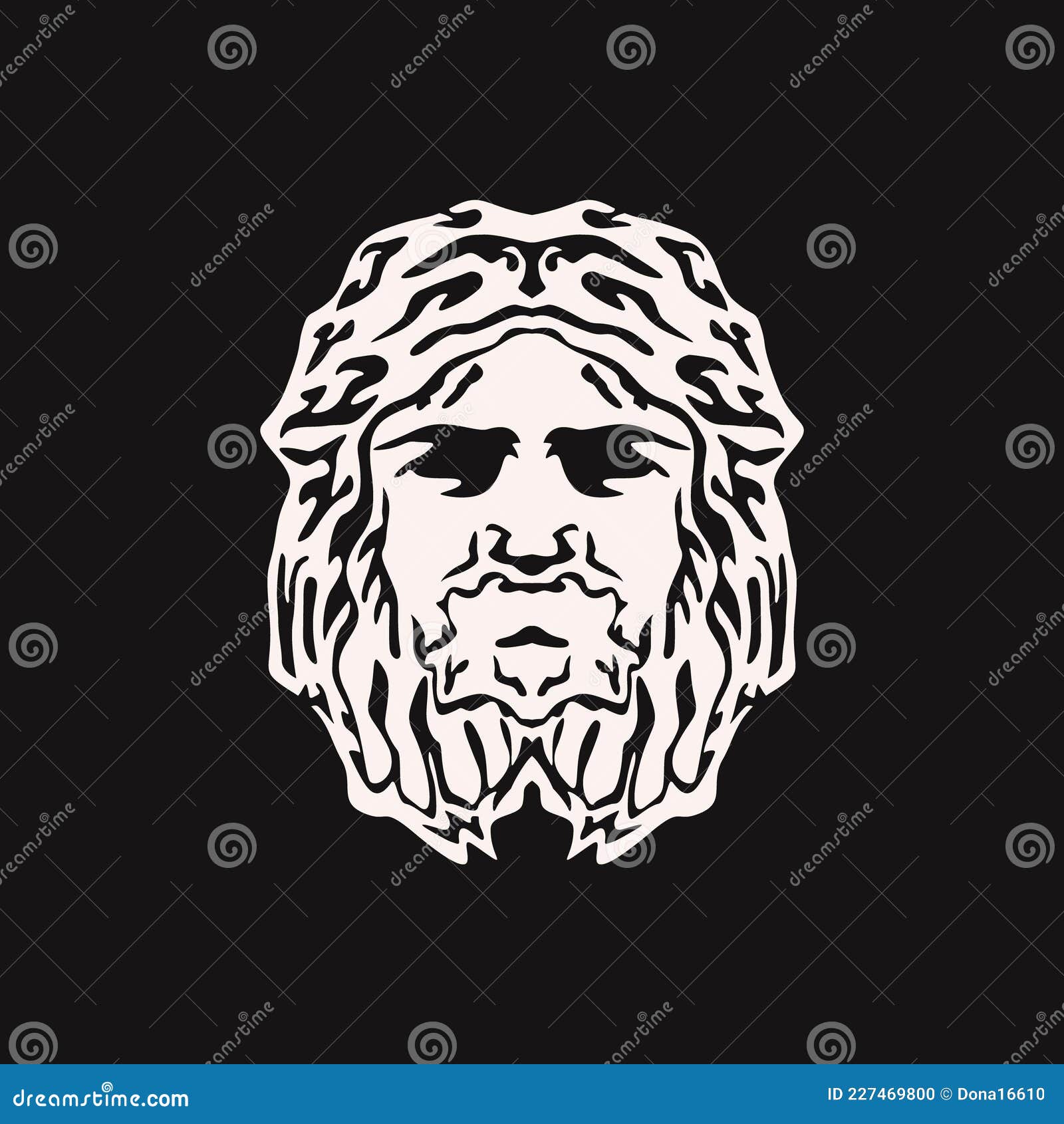 Zeus Triton Neptune stock vector. Illustration of lord - 227469800
