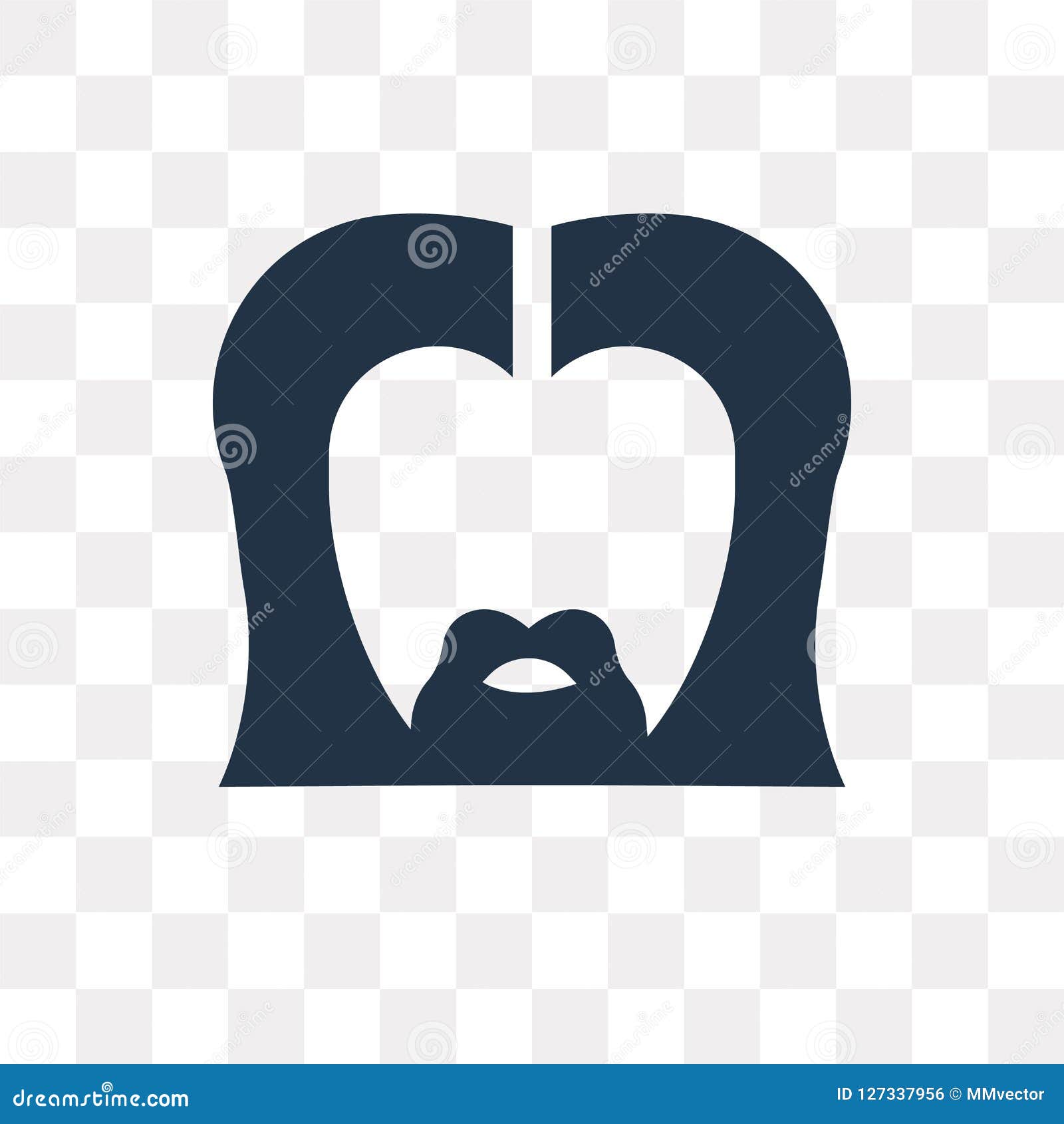 Zeus Vector Icon Isolated On Transparent Background, Linear Zeus ...