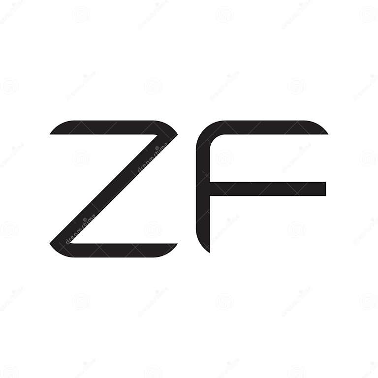 Zf Initial Letter Vector Logo Icon Stock Vector - Illustration of ...