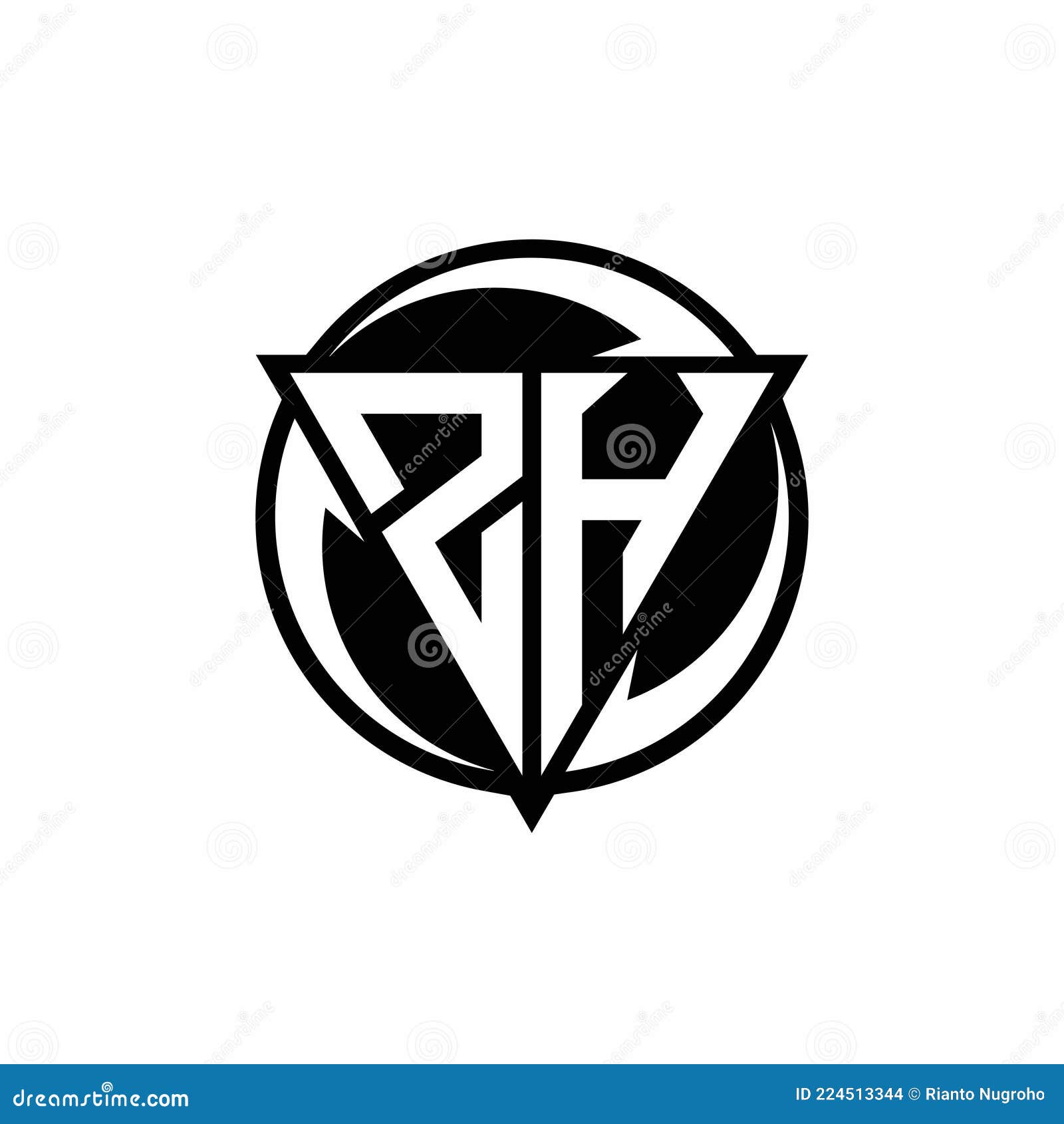 ZH Logo Monogram Design Template Stock Vector - Illustration of design ...