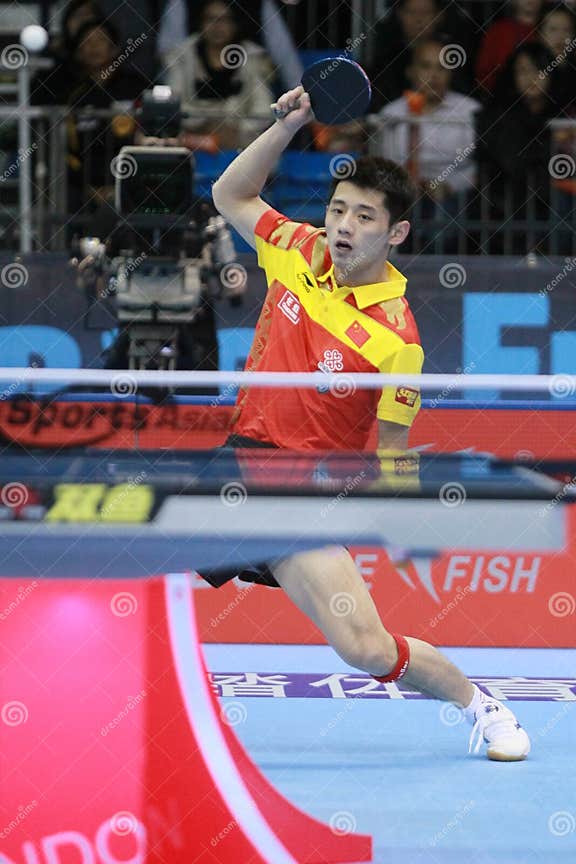 ZHANG Jike (CHN) editorial stock photo. Image of championships - 22706453