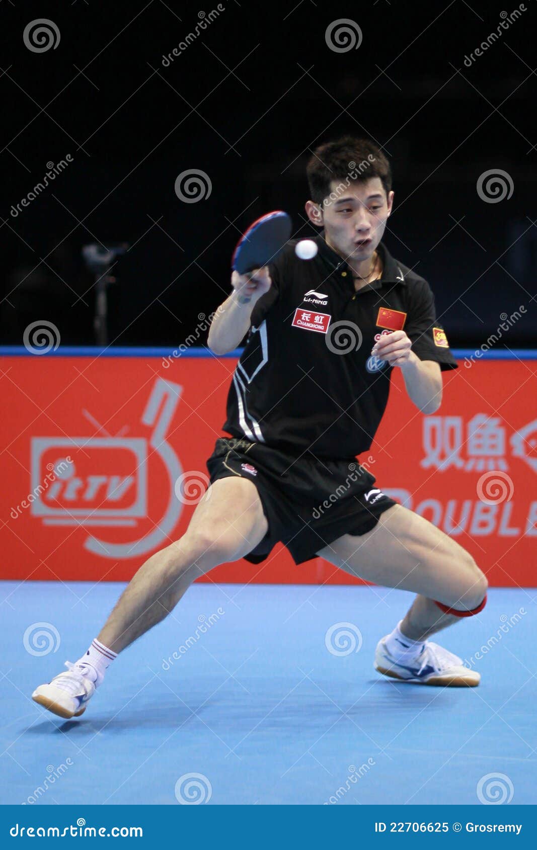 ZHANG Jike (CHN) editorial image. Image of sport, active - 22706625