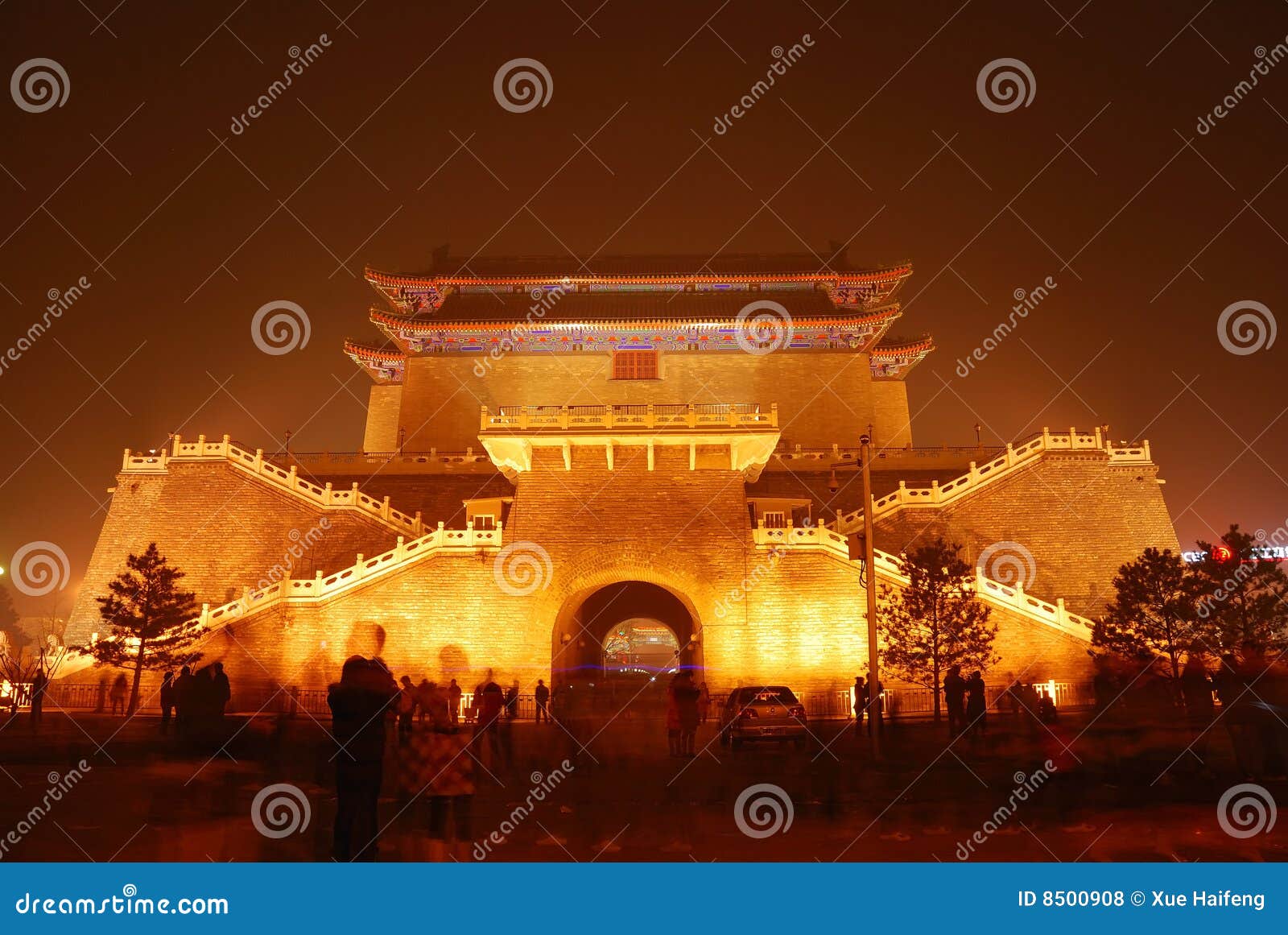 Zhengyang Gate stock photo. Image of building, grandness - 8500908