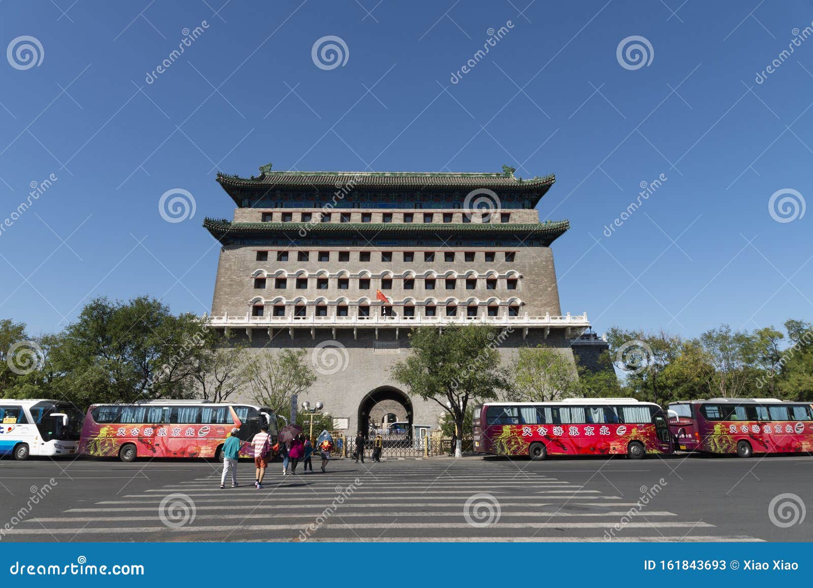 The Zhengyang Gate editorial stock photo. Image of blue - 161843693