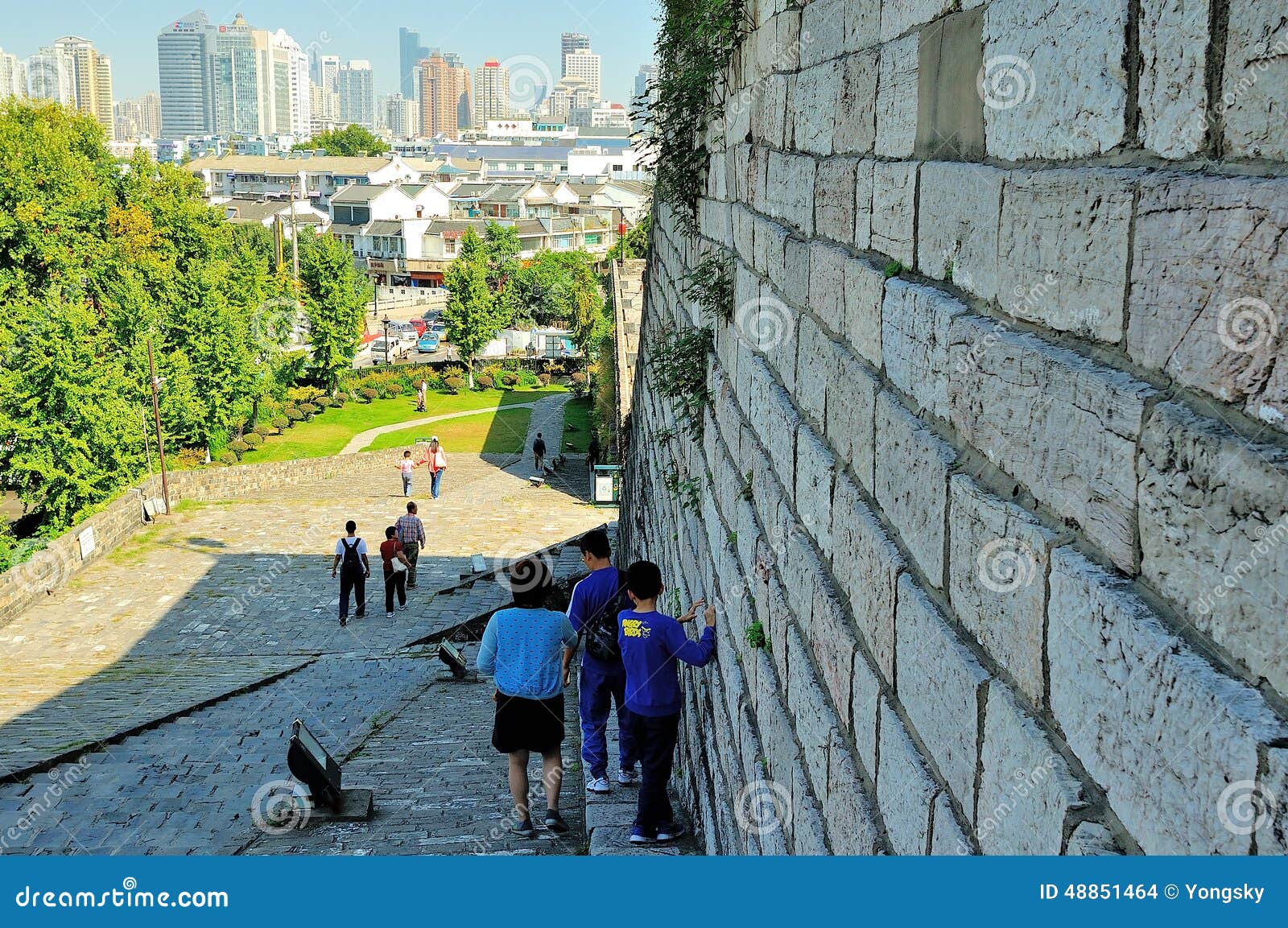 Zhonghua Gate Castle Ramp editorial stock image. Image of brick - 48851464