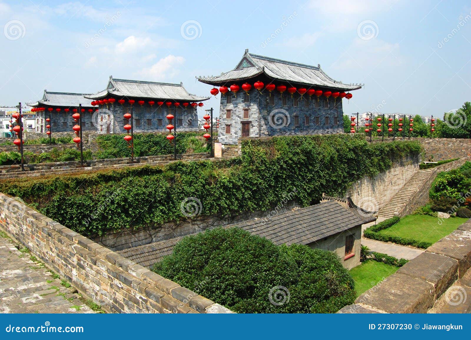 Zhonghua Gate, Nanjing, China Stock Photo - Image of structure, antique ...