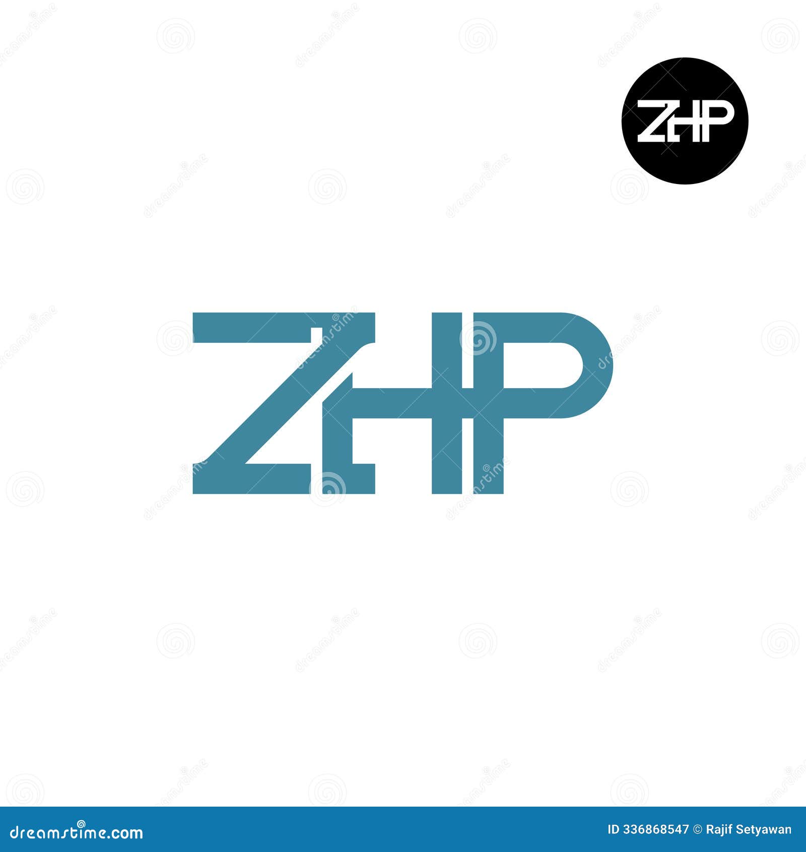 ZHP Logo Letter Monogram Design Stock Vector - Illustration of designs ...