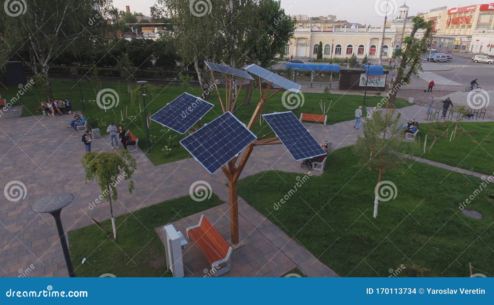 Zhytomyr, Ukraine - July 21, 2019: Renewable Energy Conception, SOLAR ...