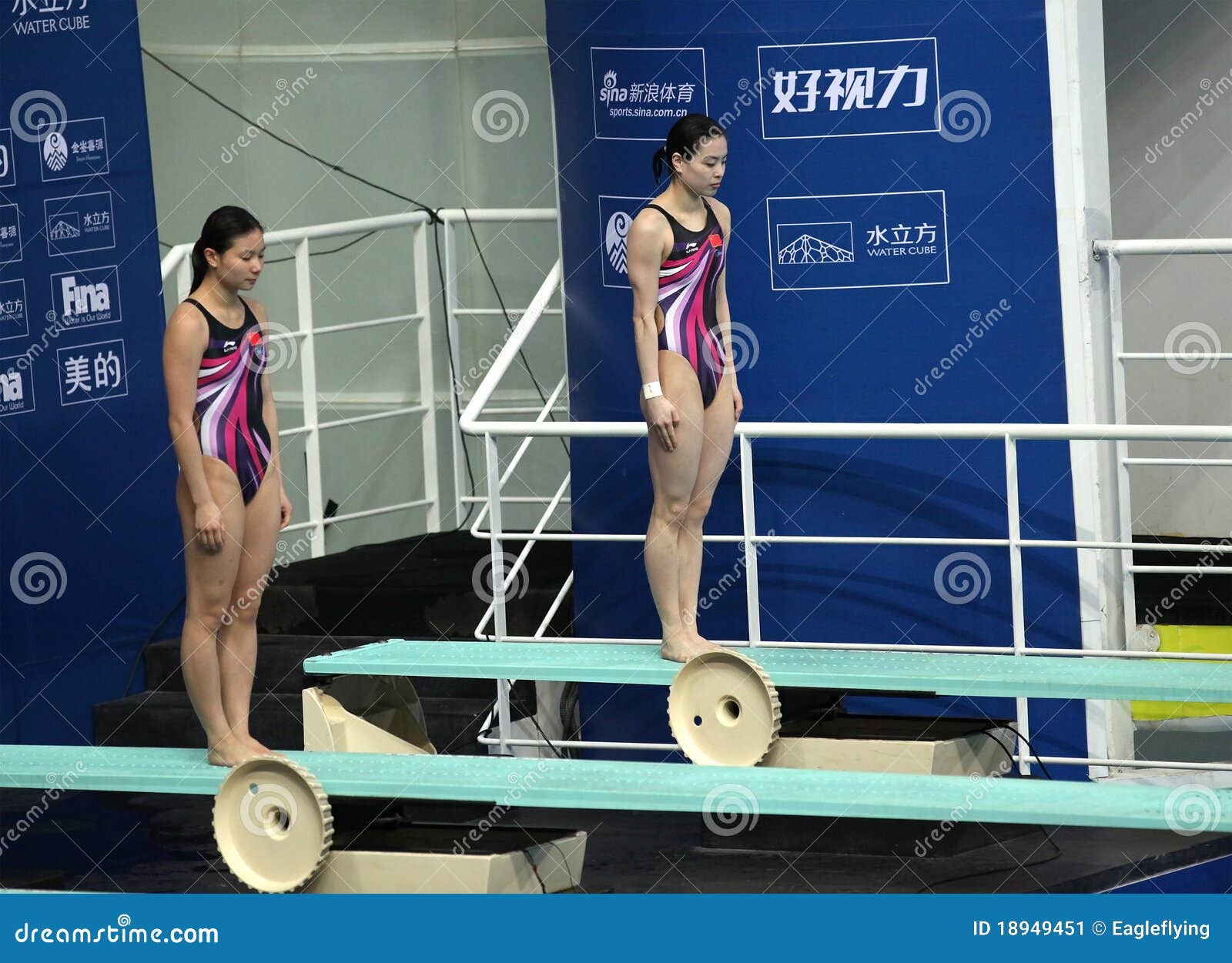 He Zi and Wu Minxia of China Editorial Photo - Image of beijing, cube ...