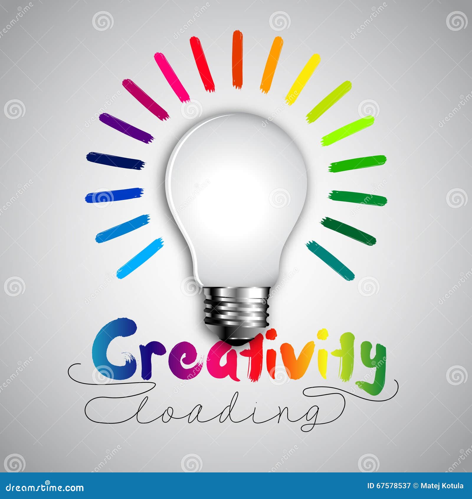 Bulb creativity stock illustration. Illustration of career - 67578537