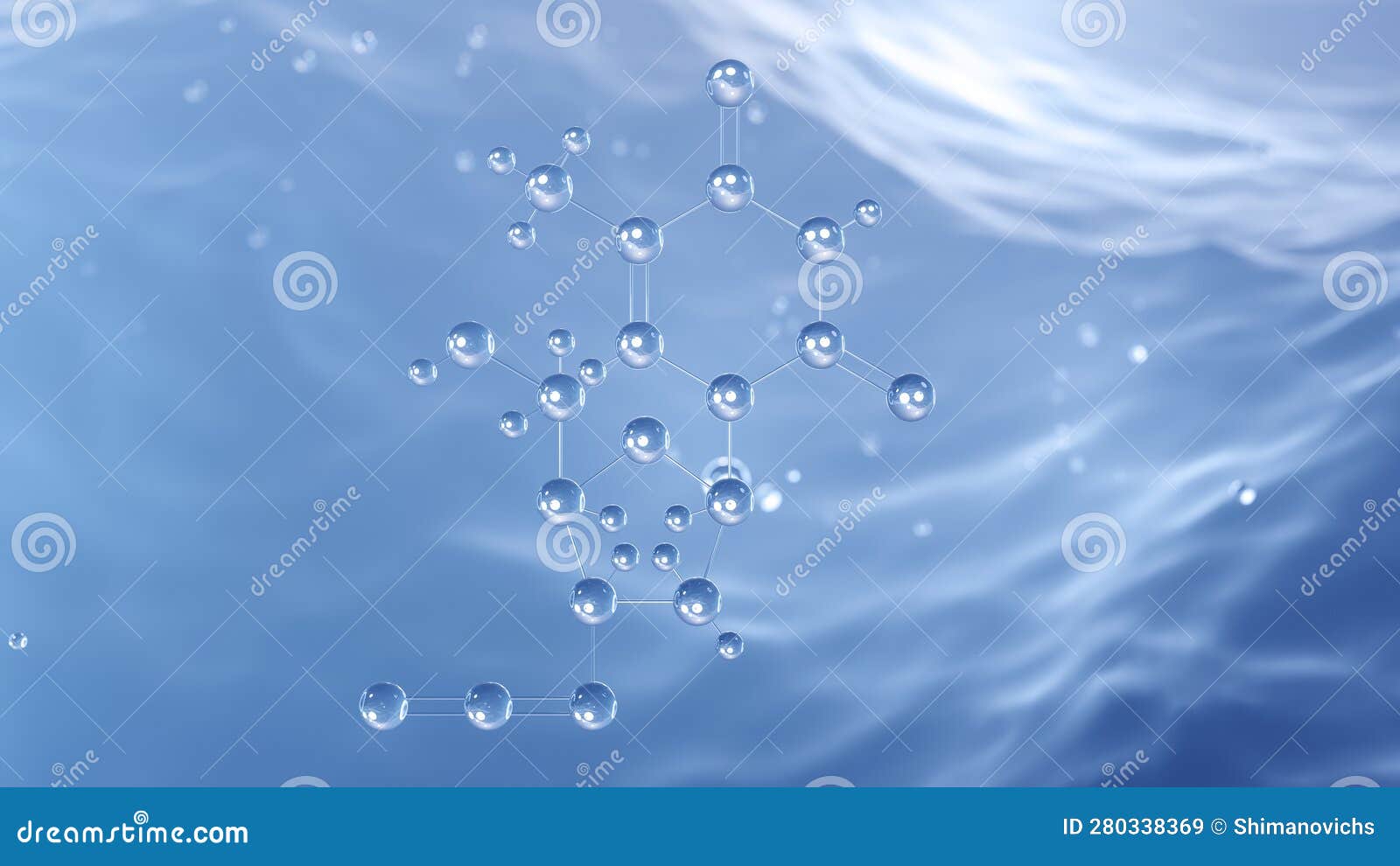 Zidovudine Molecular Structure, 3d Model Molecule, Azidothymidine ...