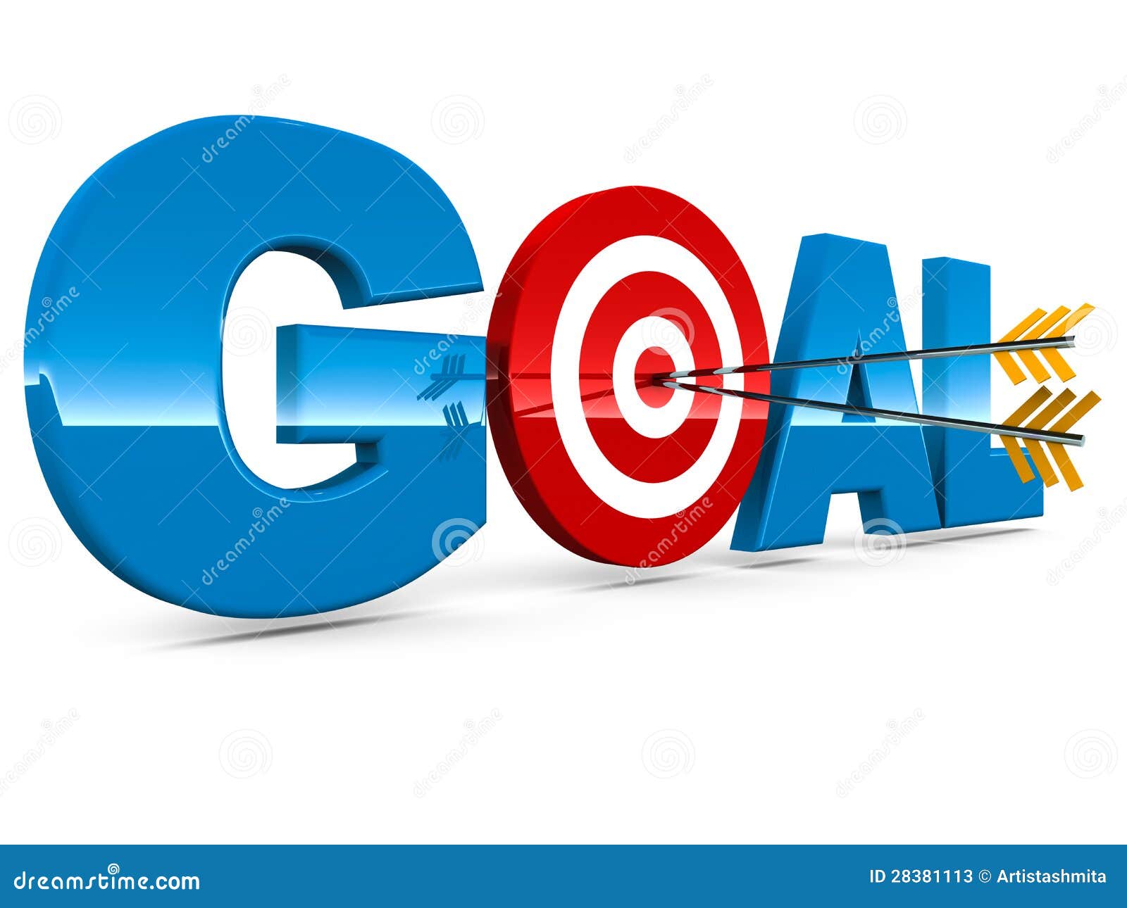 Ziel stock abbildung. Illustration von pfeile, pfeil - 28381113