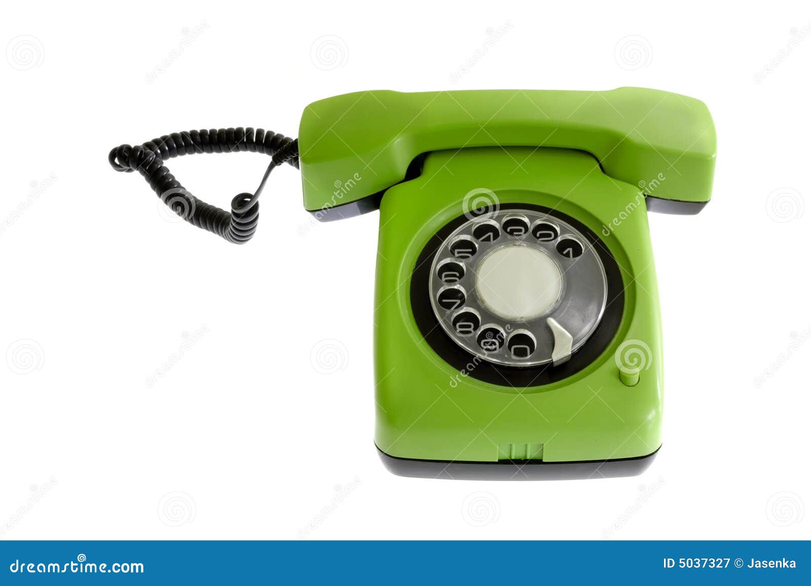 Zielony stary telefon obraz stock. Obraz złożonej z stary - 5037327