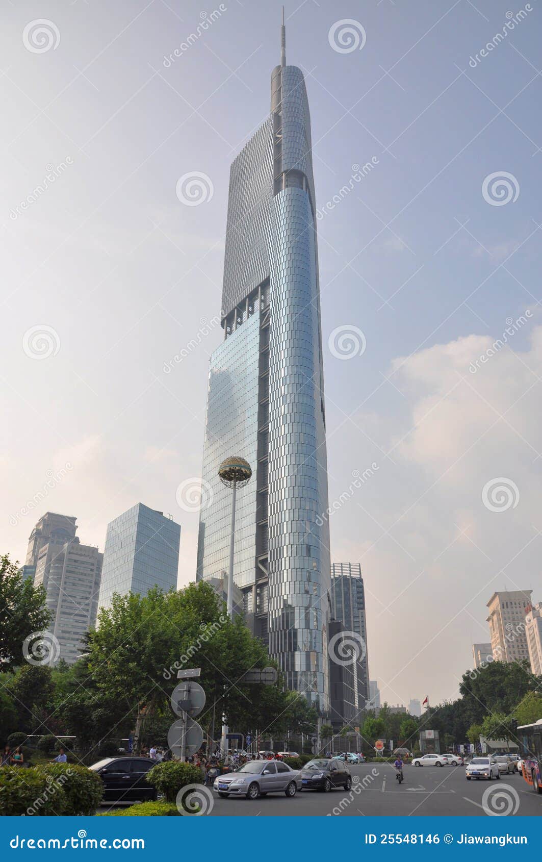Zifeng Tower in Nanjing, China Stock Photo - Image of citic, nankin ...