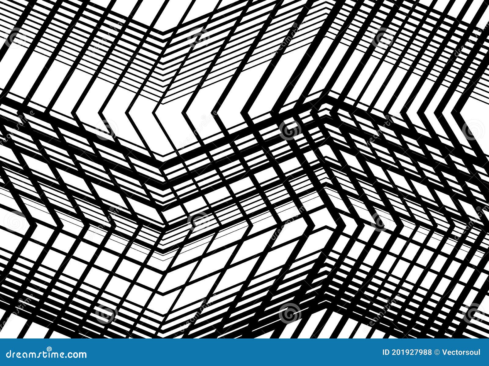 Zig-zag, Criss-cross, Serrated, Crinkled Angular Grid, Mesh, Lattice or ...