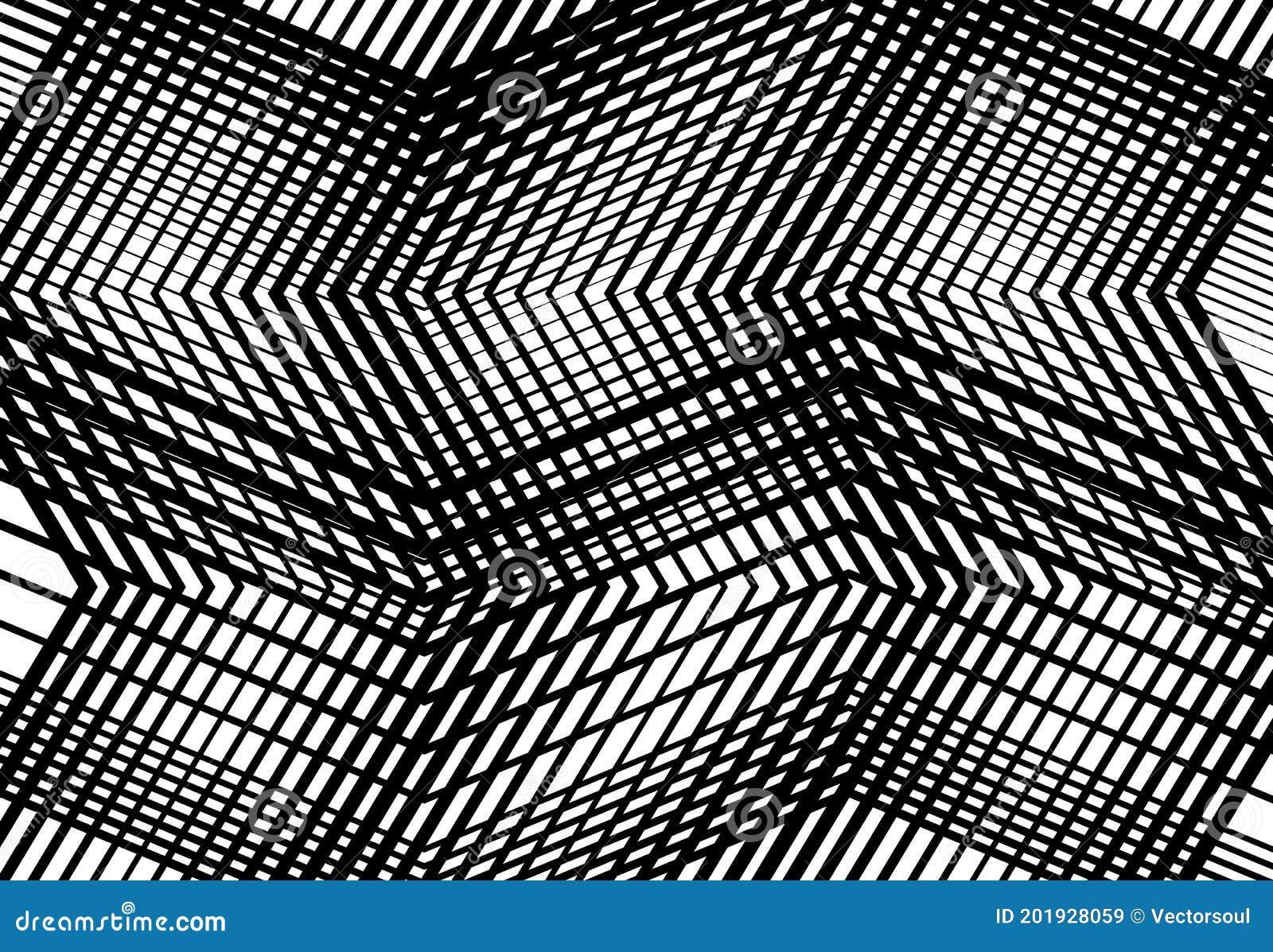 Zig-zag, Criss-cross, Serrated, Crinkled Angular Grid, Mesh, Lattice or ...