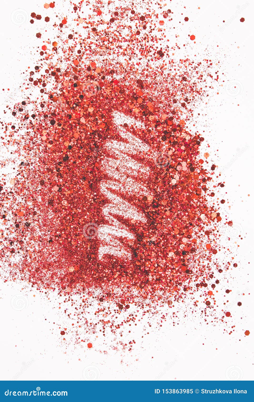 Zig-zag Line on a Red Glitter Background Stock Image - Image of ...