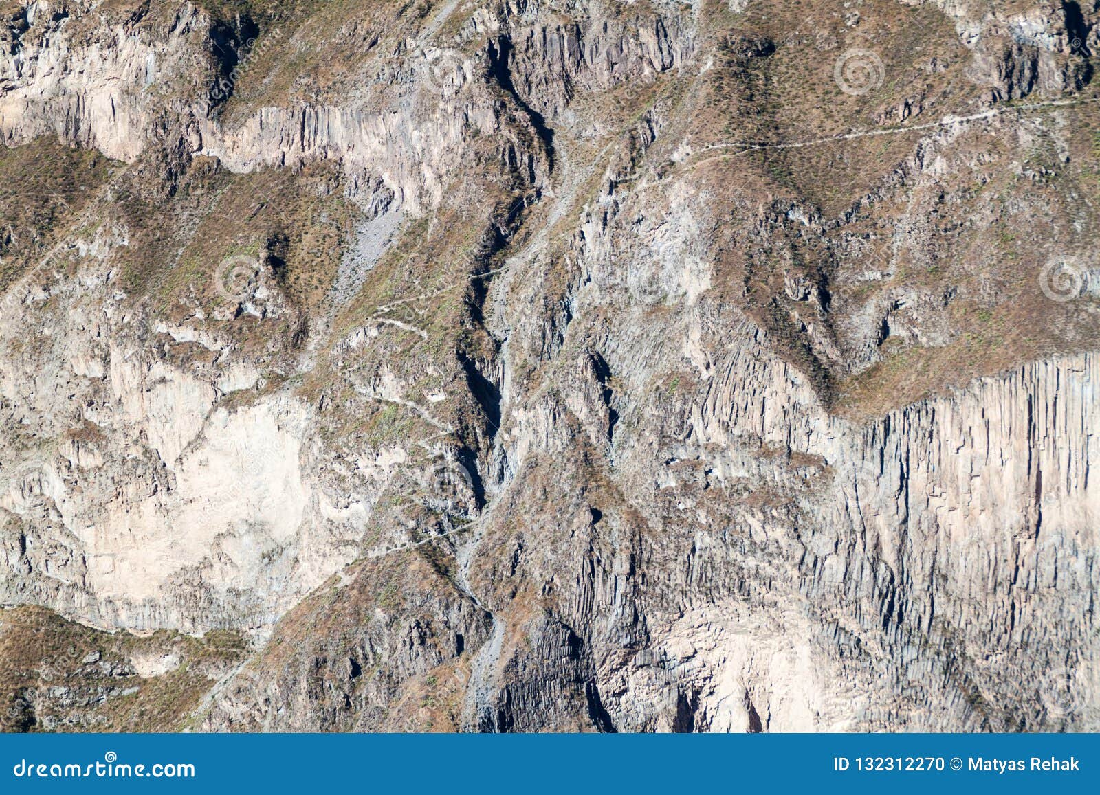 Zig zag path stock photo. Image of terraces, rock, andean - 132312270