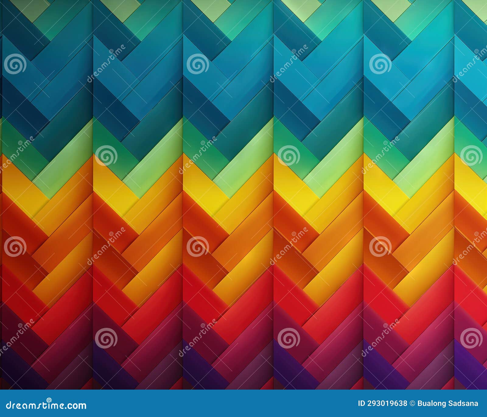 Zig-zag Pattern Background of a Colorful Wallpaper. Stock Illustration ...