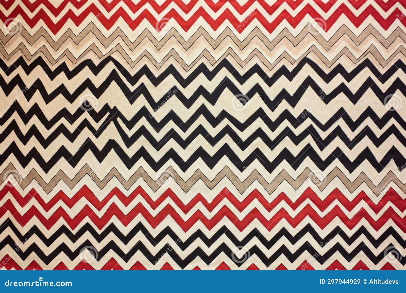 Zig-zag Pattern on a Wallpaper Texture Stock Image - Image of generated ...