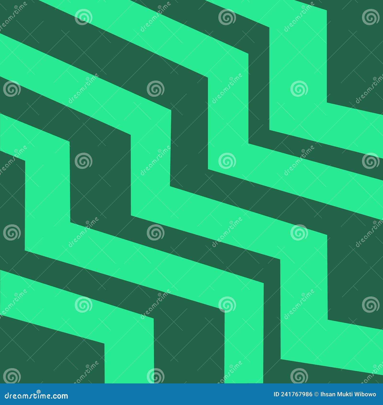 Zig Zag Seamless Pattern, Green Color with Fabric Texture. Stock ...