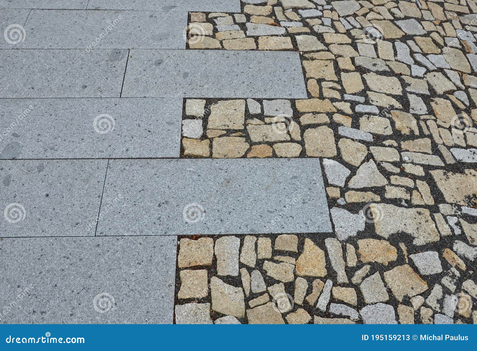 Light Pebble Stones On The Ground. Background. Royalty-Free Stock ...