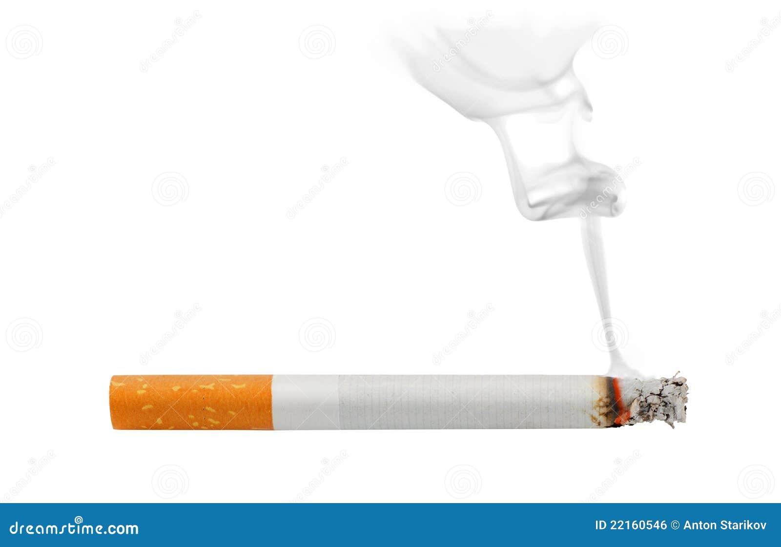 Zigarette stockfoto. Bild von filter, produkt, getrennt - 22160546