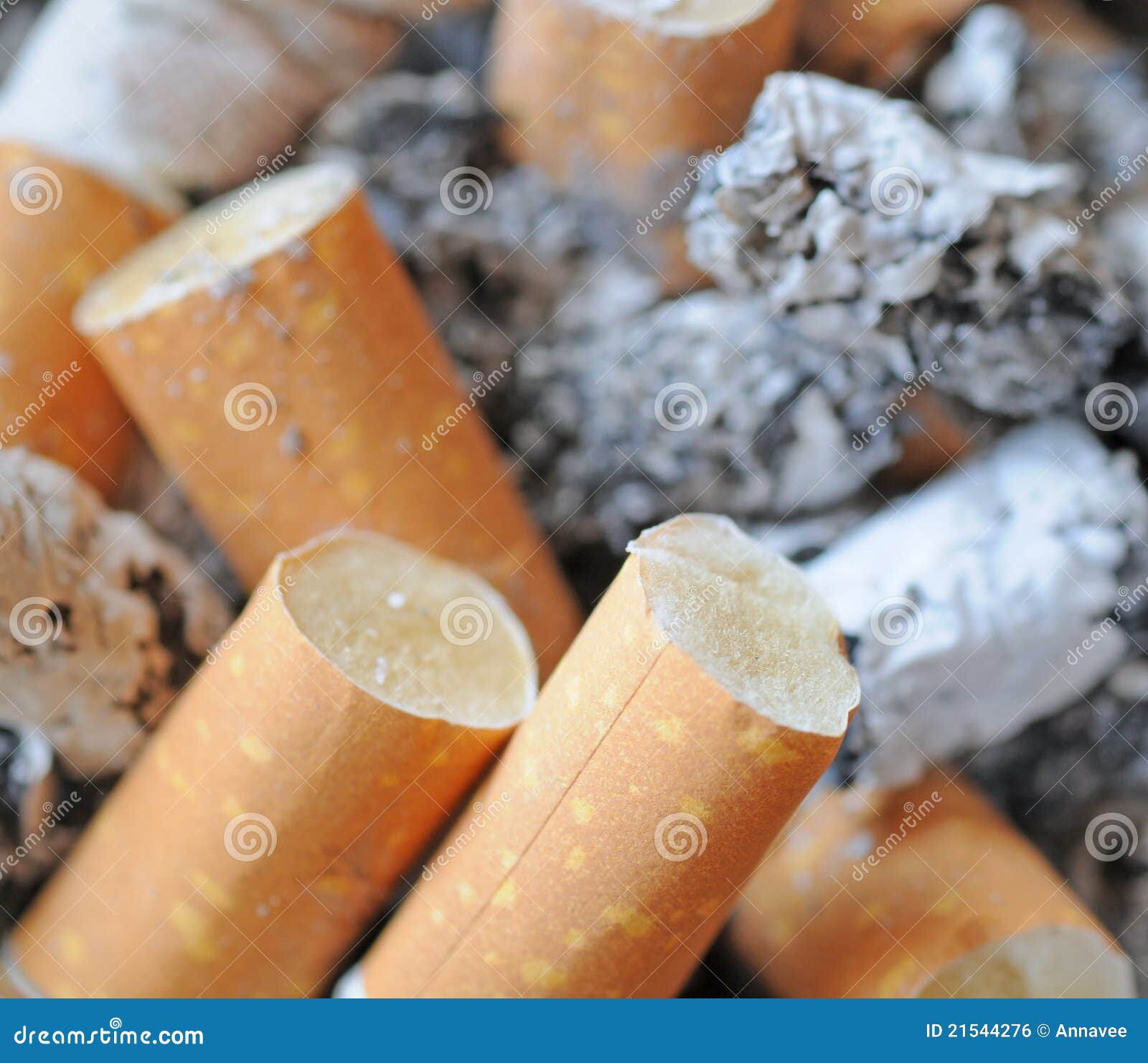 Zigaretten und Asche stockfoto. Bild von grau, schmutzig - 21544276