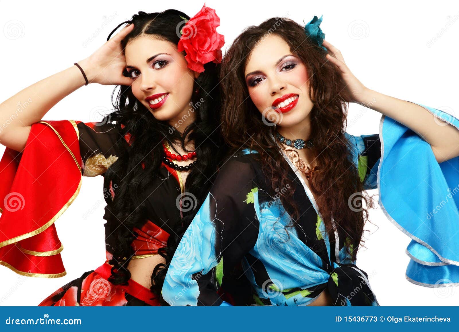 Zigeuner stockbild. Bild von attraktiv, anmut, neigung - 15436773