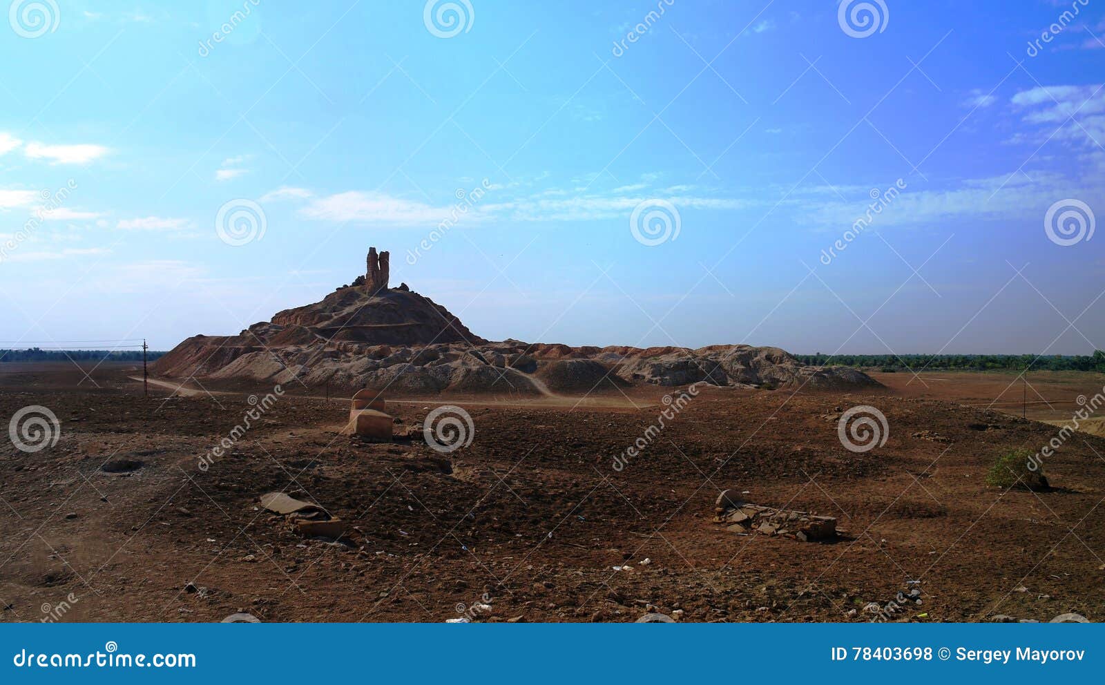 Ziggurat Birs Nimrud, the Mountain of Borsippa, Iraq Stock Photo ...