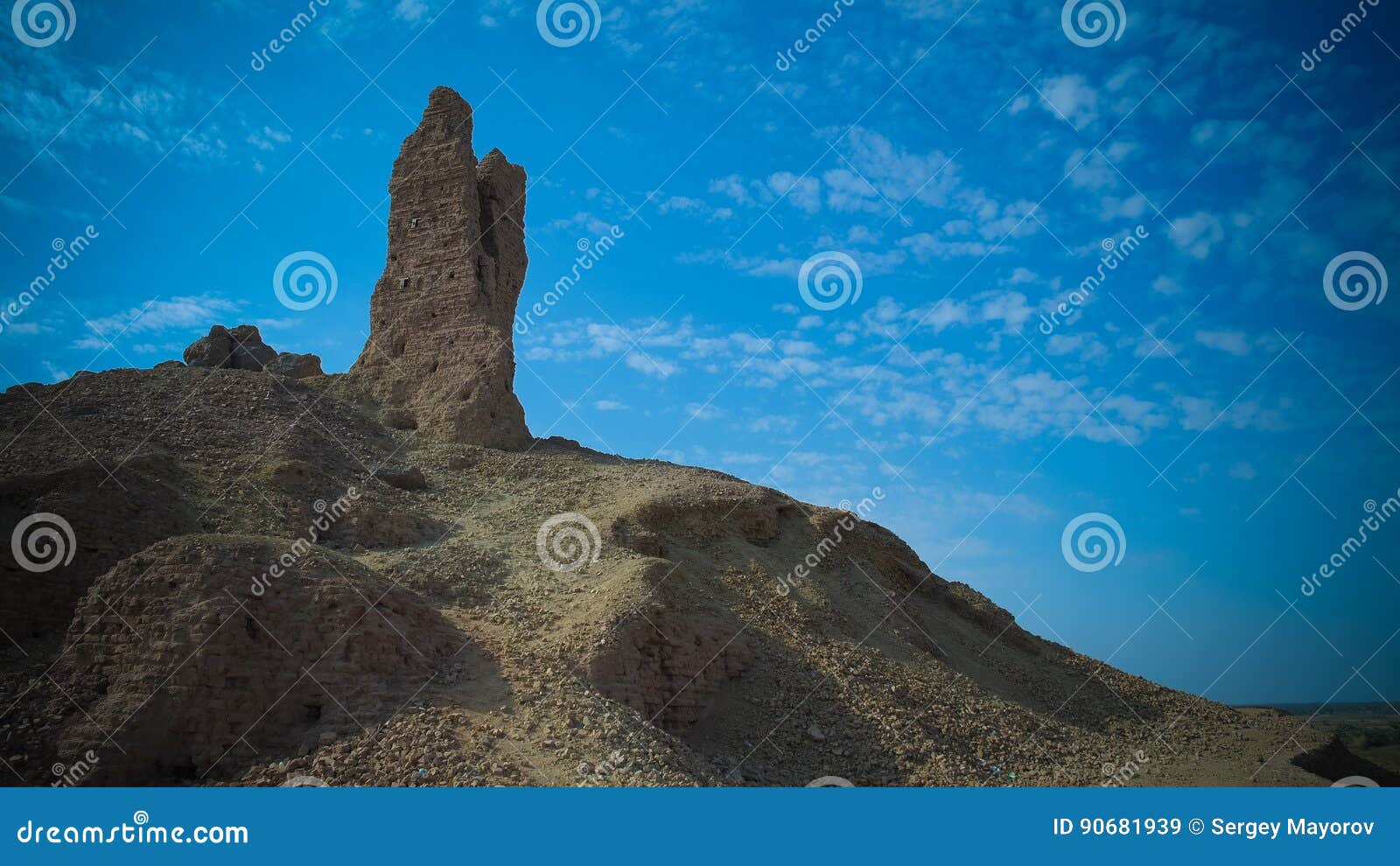 Ziggurat Birs Nimrud, the Mountain of Borsippa, Iraq Stock Image ...