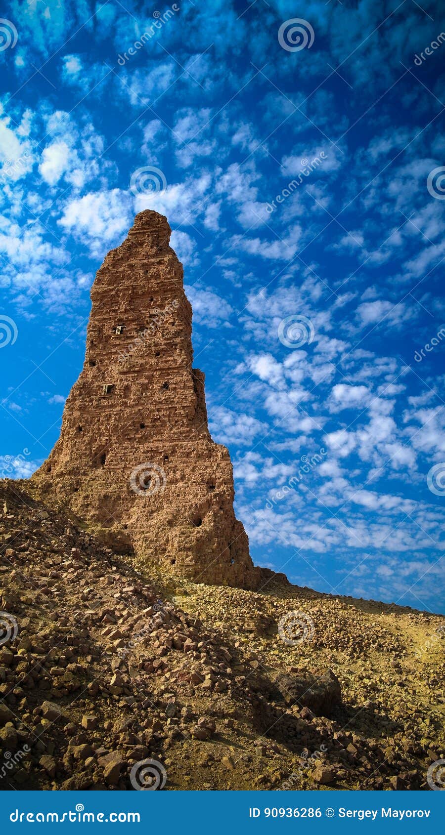 Ziggurat Birs Nimrud, the Mountain of Borsippa, Iraq Stock Photo ...