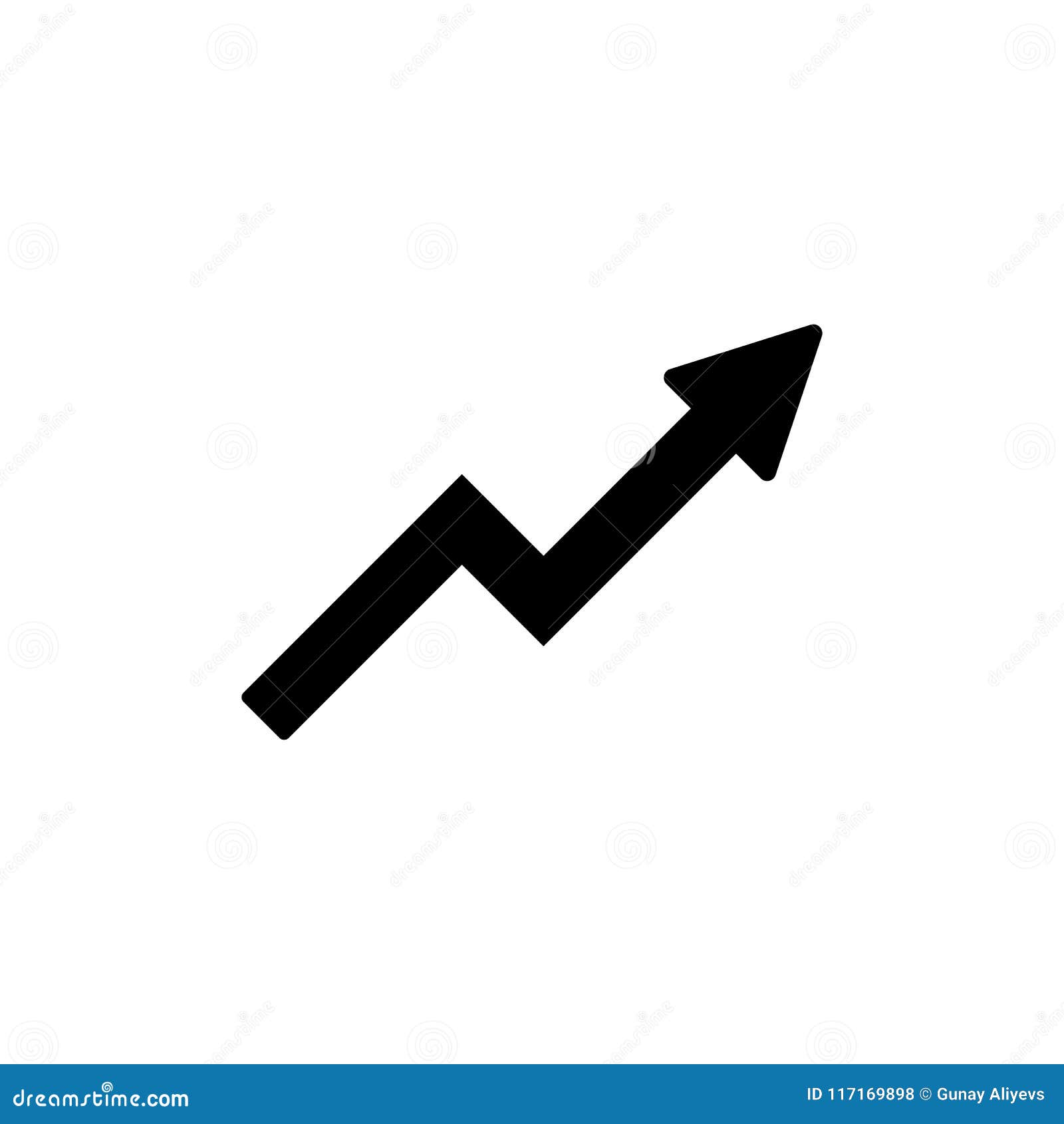 Zigzag Arrow Icon. Element of Web Icon for Mobile Concept and Web Apps ...