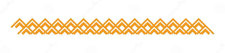 Zigzag Border Design. Vector Illustration Decorative Design Stock ...
