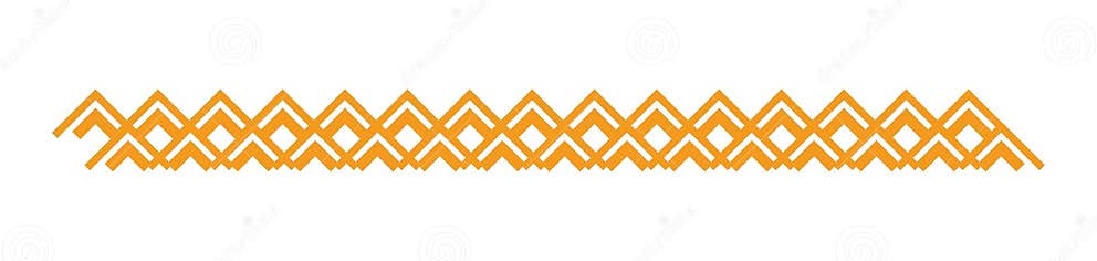 Zigzag Border Design. Vector Illustration Decorative Design Stock ...