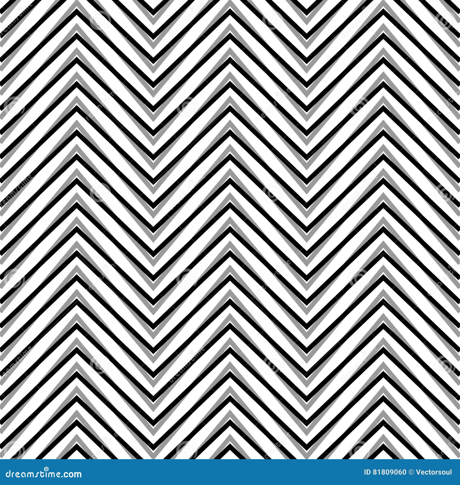 Zigzag, Corrugated, Serrated Lines. Dynamic, Irregular Stripes Stock ...