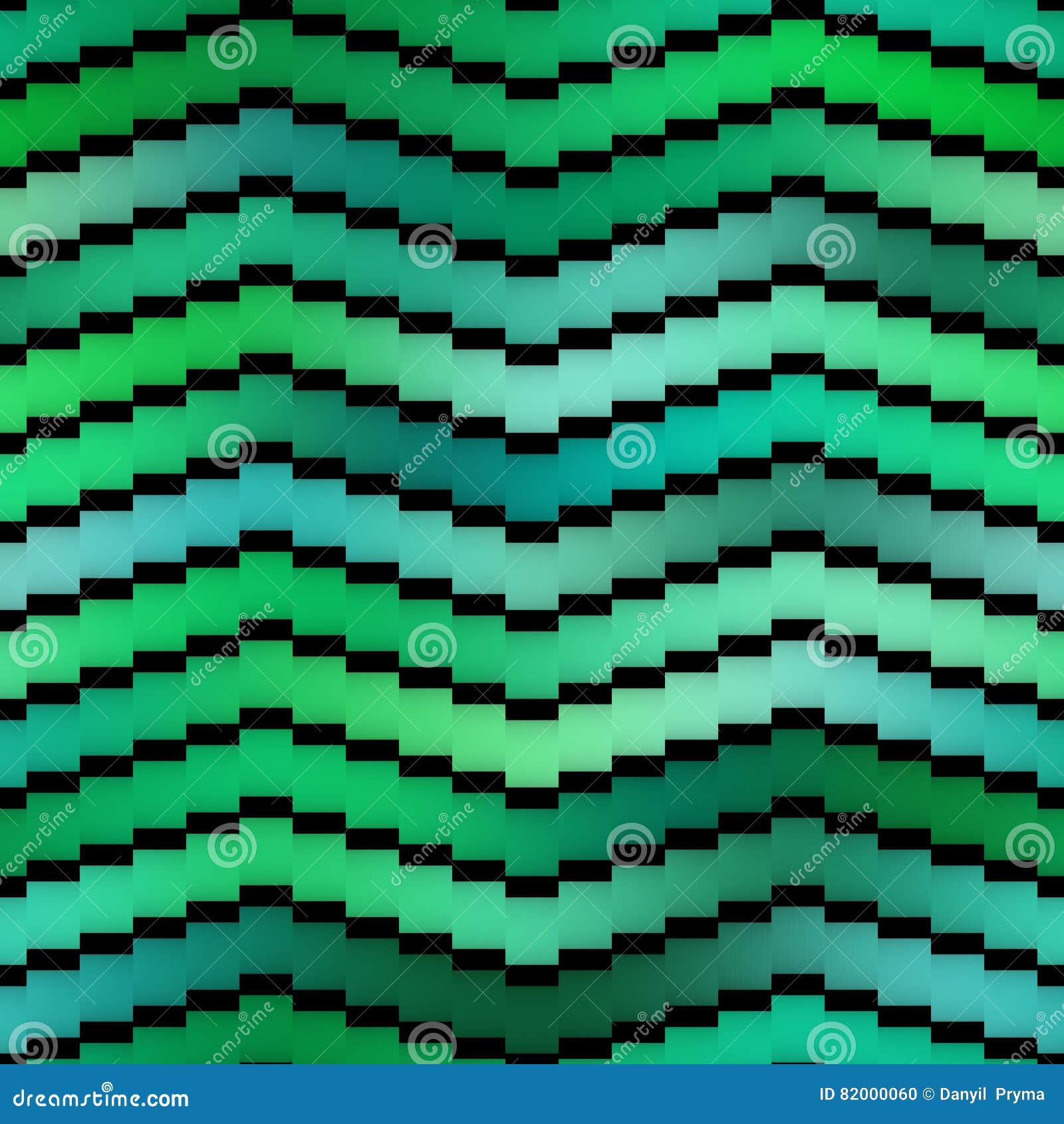 ZigZag Lines Gradient Tiling. Seamless Multicolor Pattern. Stock ...