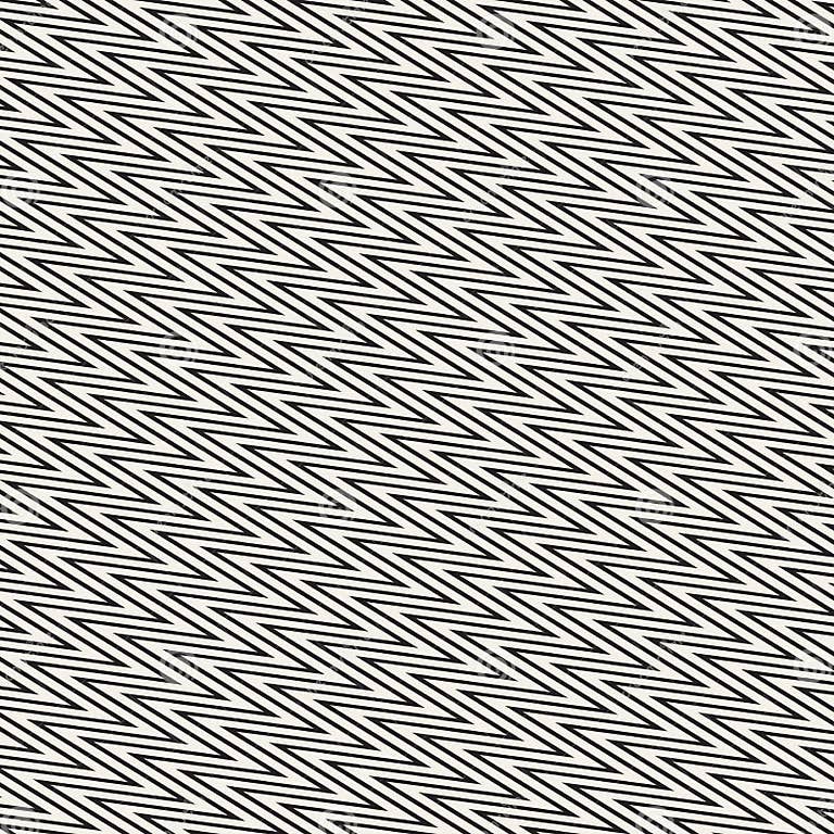 Zigzag Lines Surface. Jagged Stripes Seamless Pattern. Vector Design ...
