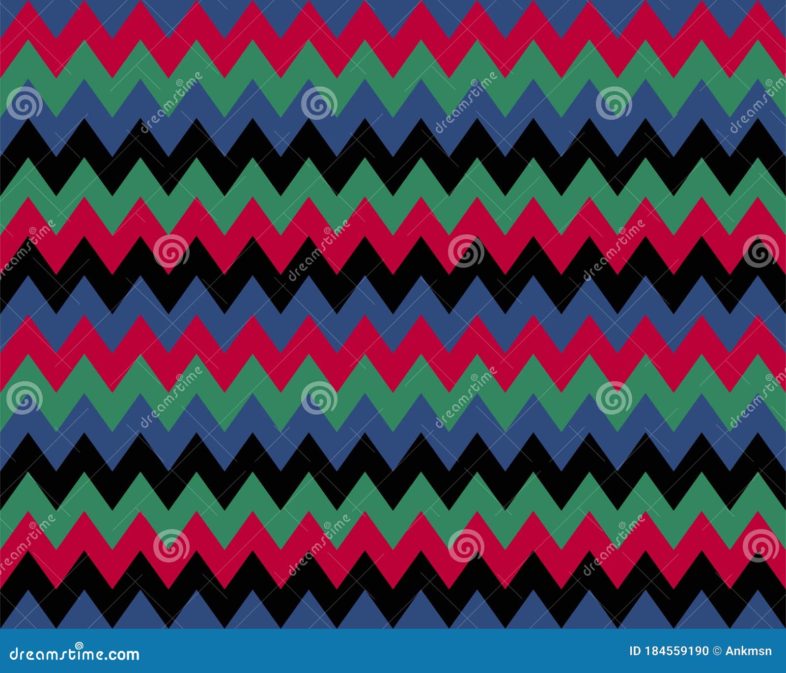 Zigzag Pattern Seamless. Zig Zag Background Color Stock Vector ...