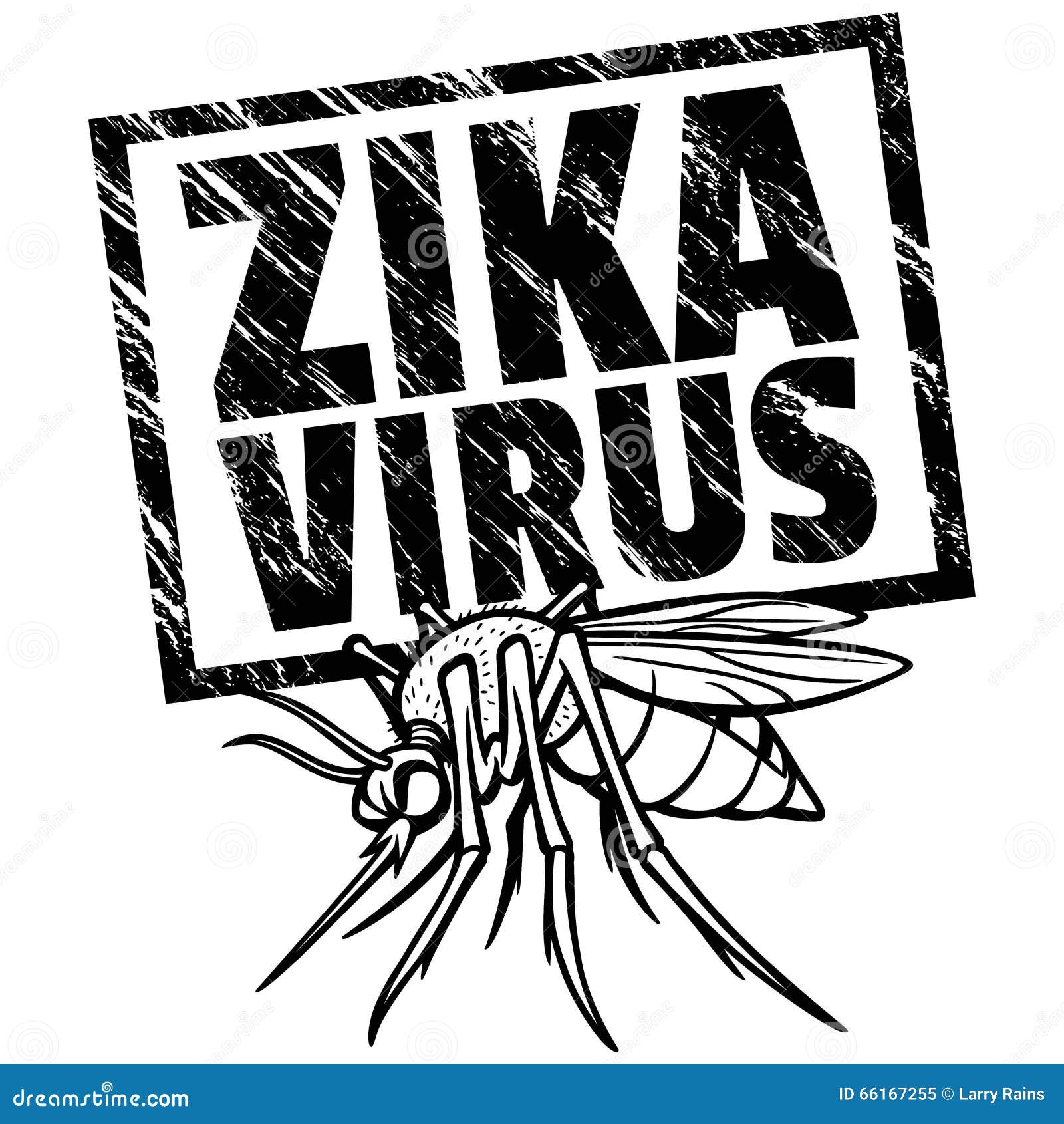 Zika Virus Alert Sign stock vector. Illustration of design - 66167255