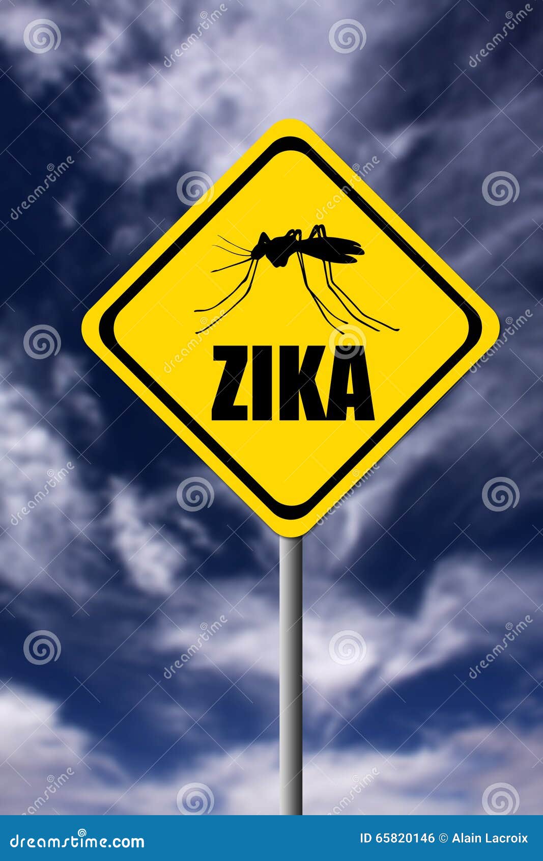 Zika warning stock illustration. Illustration of contaminated - 65820146