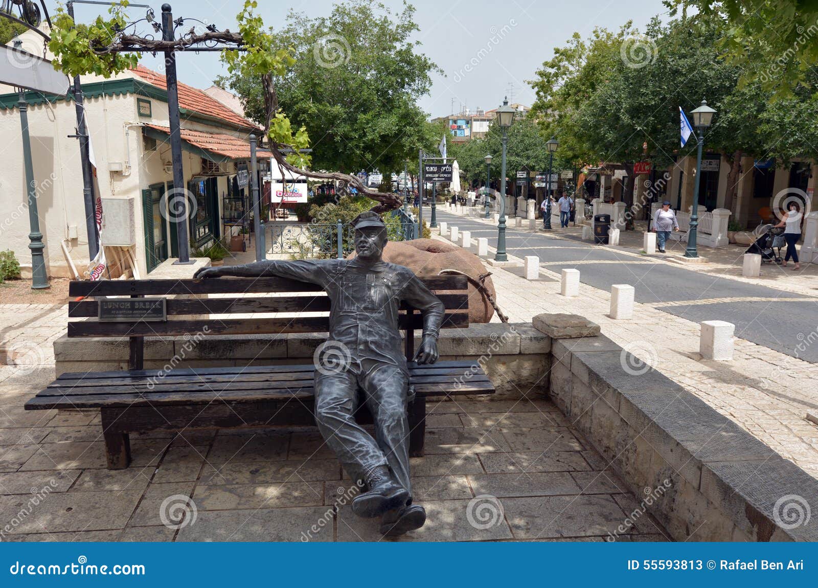 Zikhron Yaakov Israel photo stock éditorial. Image du constructions ...