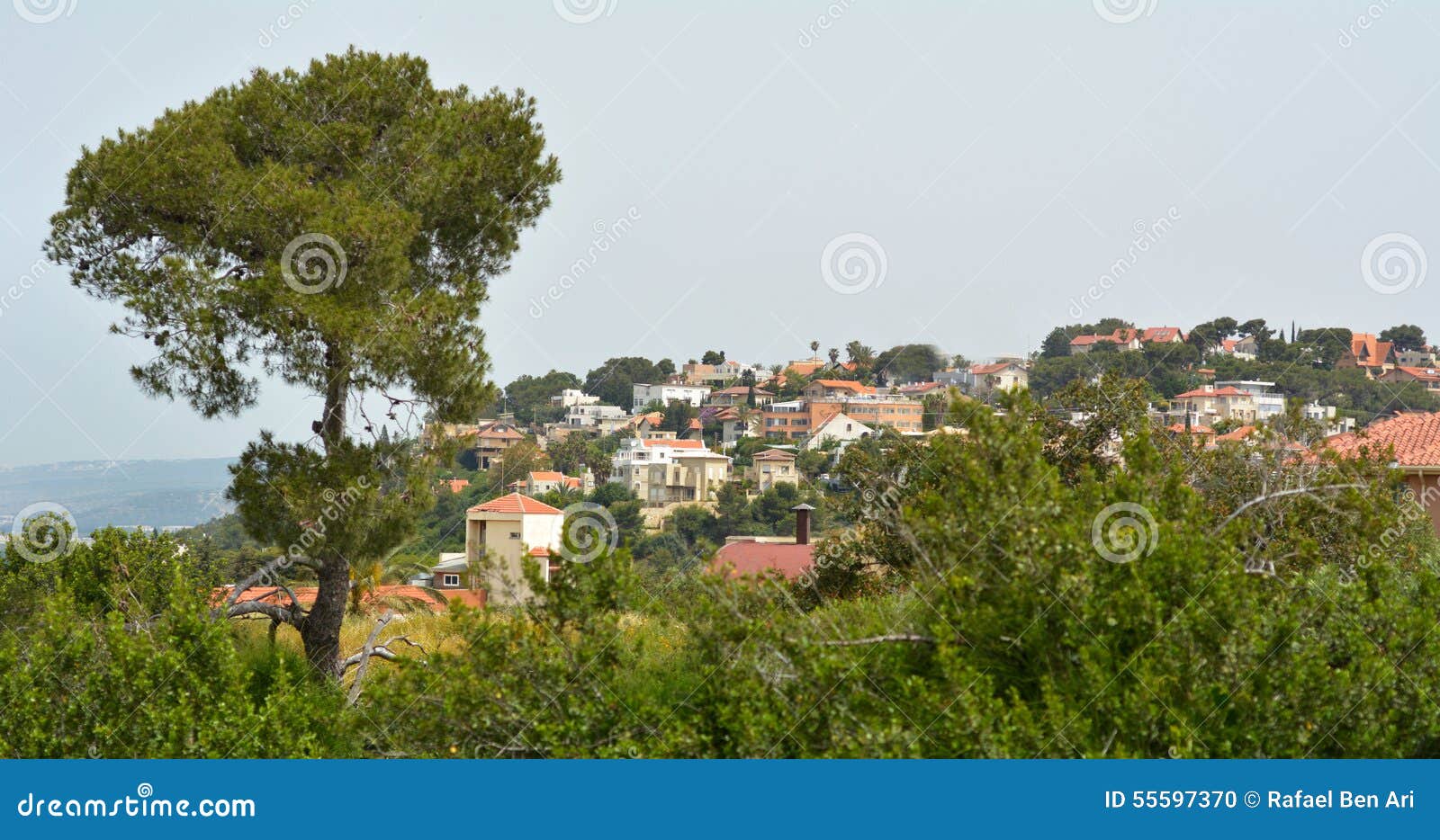 Zikhron Yaakov Israel stock photo. Image of cityscape - 55597370