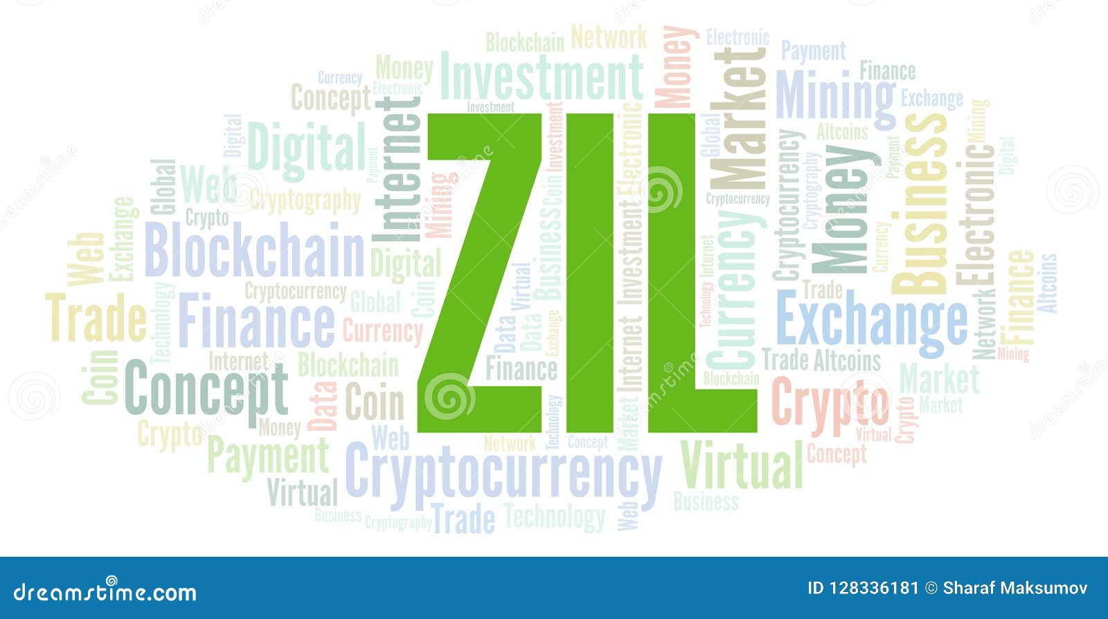 Zilliqa Cryptocurrency Token Symbol, ZIL Coin Icon In Circle With Pcb ...
