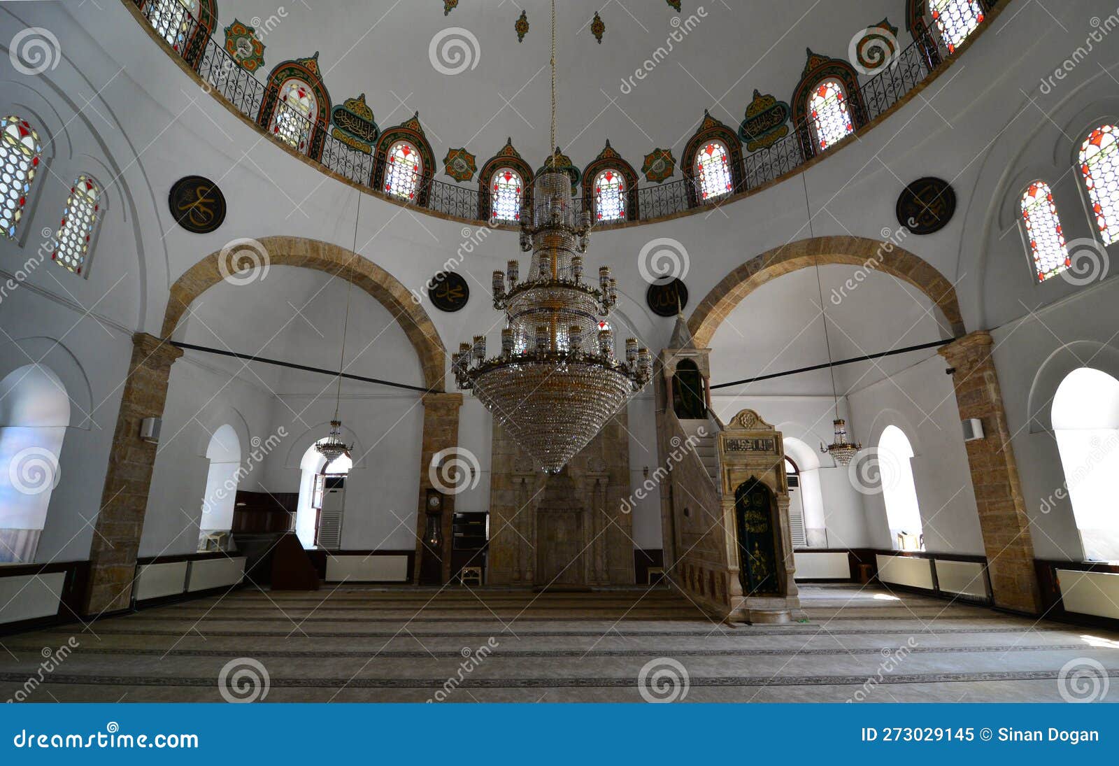 Zile Great Mosque stock image. Image of lighting, mosque - 273029145