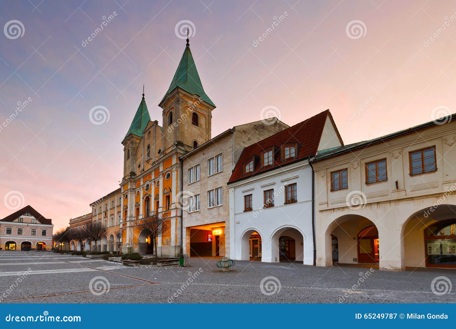 Zilina editorial photography. Image of sunset, zilina - 65249787