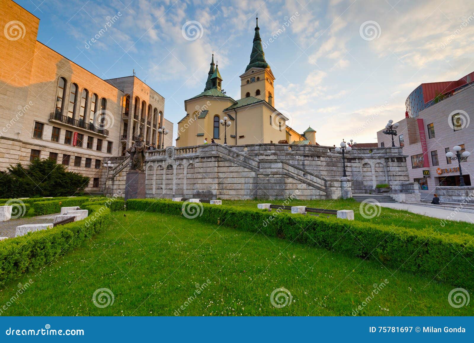 Zilina editorial photography. Image of cityscape, town - 75781697