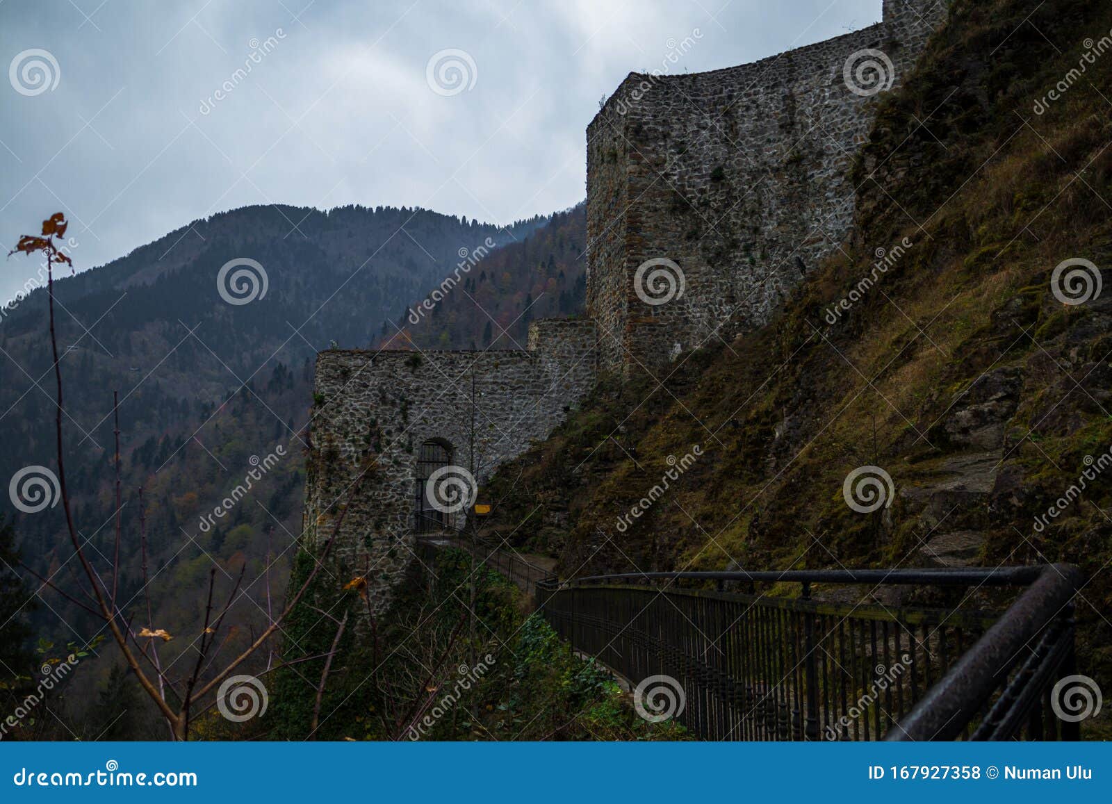 Zilkale Castle Rize Turkey Stones Sky Stock Photo - Image of mounting ...