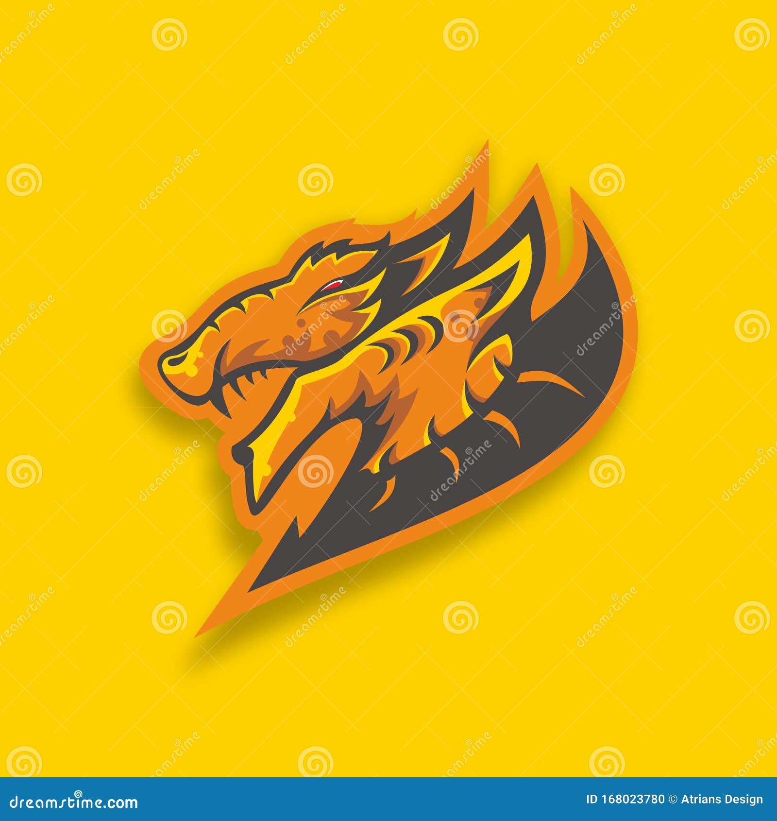 Zilla Logo Design, Godzilla Logo Stock Vector - Illustration of logo ...