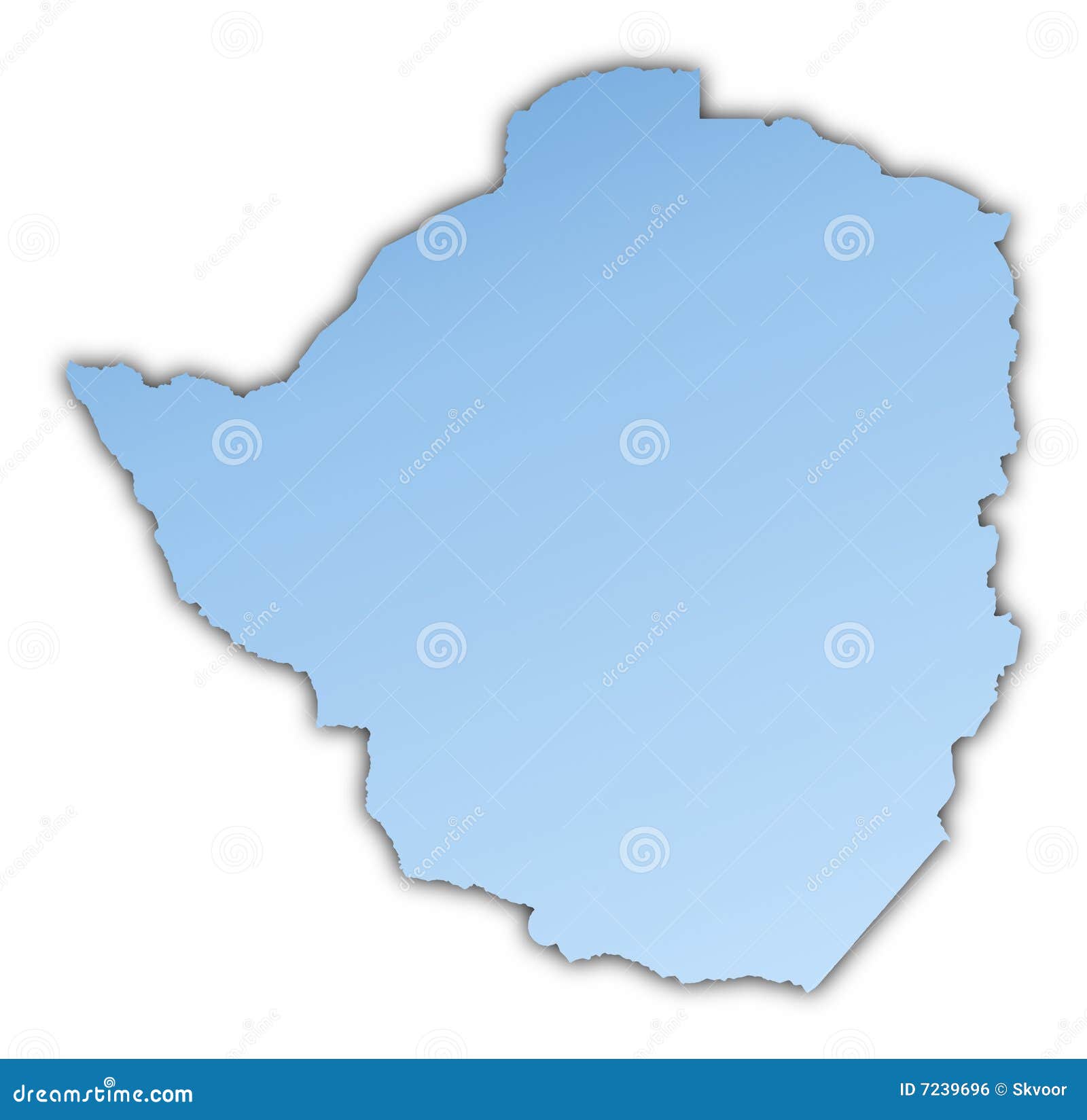 Zimbabwe map stock illustration. Illustration of boundary - 7239696